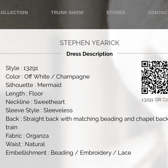 Stephen Yearick | Dresses | Stephen Yearick Wedding Gown Nwt | Poshmark